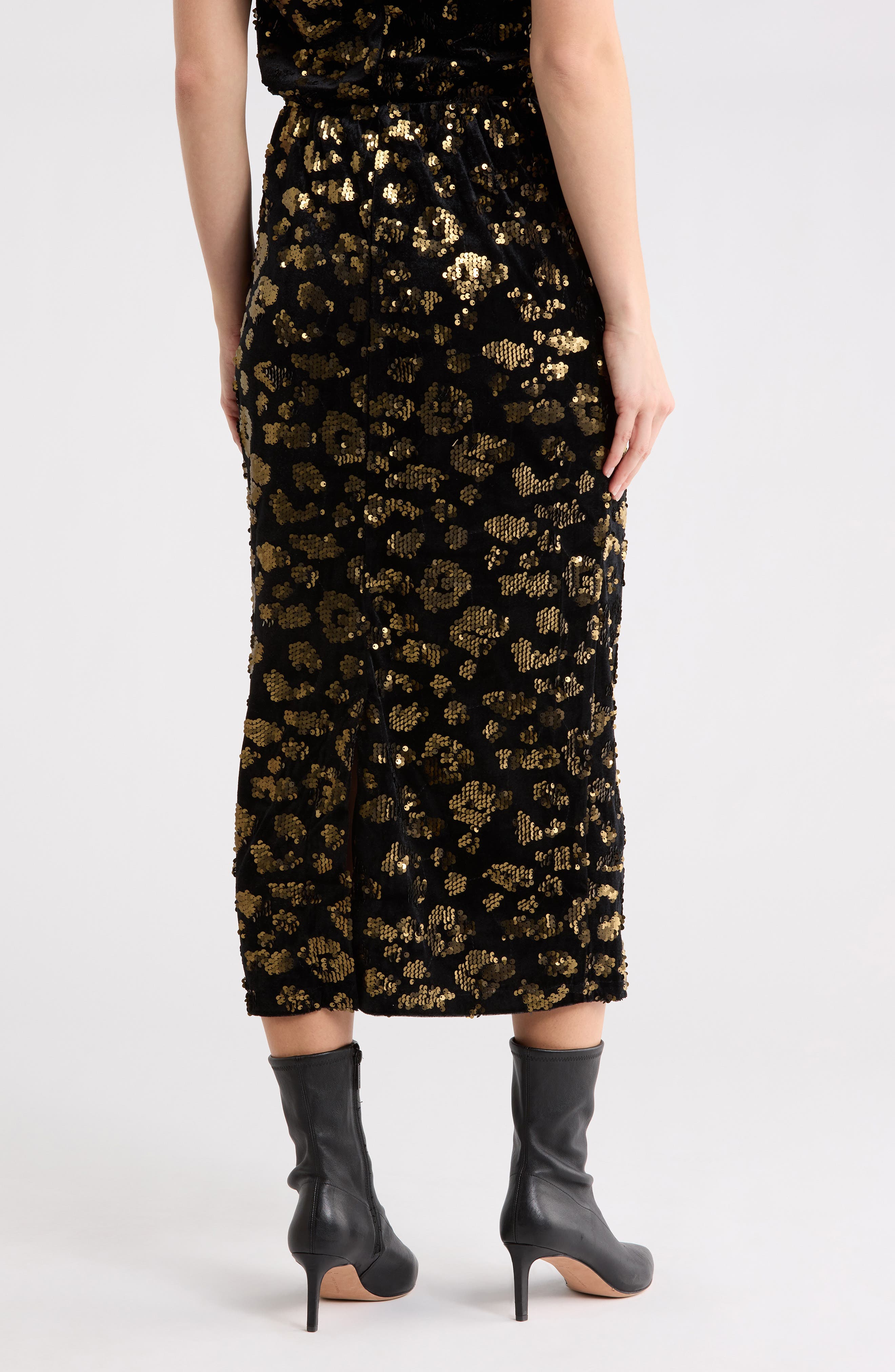 T Tahari Sequin Pull-On Midi Skirt | Nordstromrack