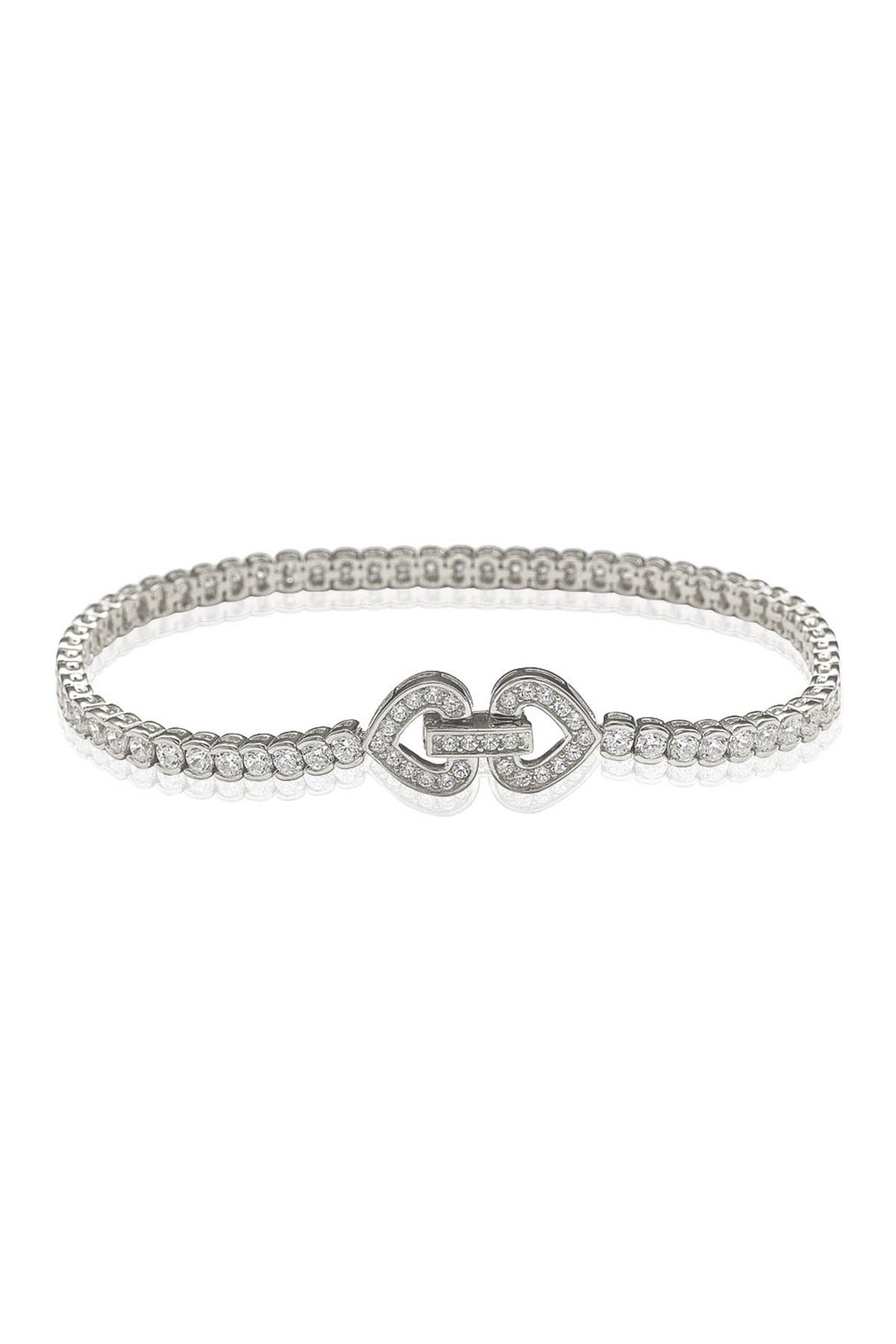 SUZY LEVIAN Sterling Silver Pave CZ Bracelet | Nordstromrack