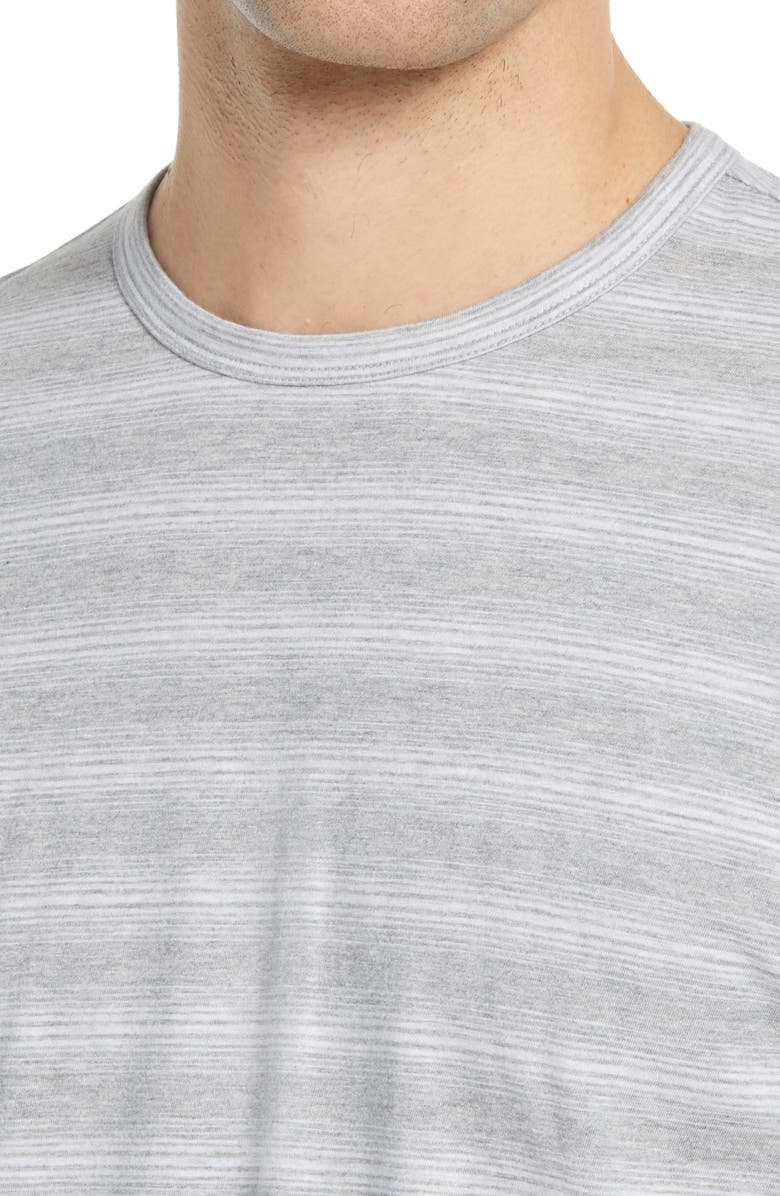 Vince Blended Stripe Men's Long Sleeve Pullover | Nordstrom