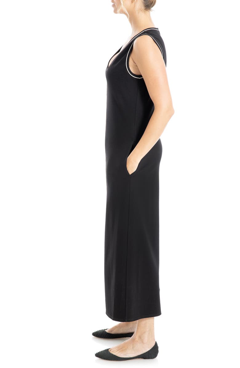MAX STUDIO V-Neck Sleeveless A-Line Dress | Nordstromrack