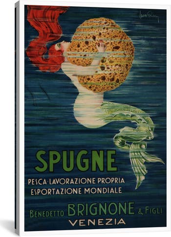 iCanvas Spugne Benedetto Brignone & Figli (Venezia) Advertising Vint by ...