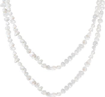 SPLENDID PEARLS White Freshwater Pearl 2 Piece Set | Nordstromrack