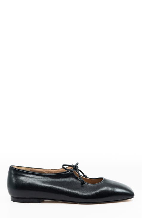 Leather (Genuine) Ballet Flats for Women | Nordstrom