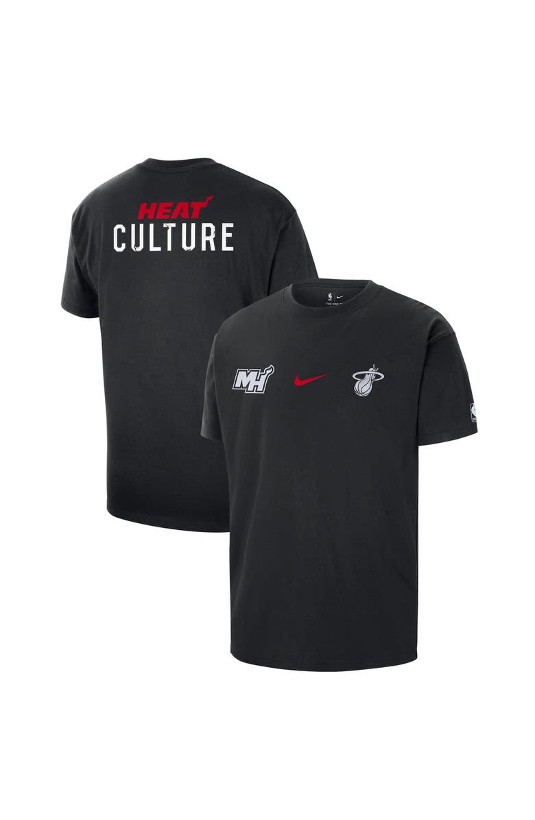Nike Men's Nike Black Miami Heat 2023/24 City Edition Courtside Max90 T ...