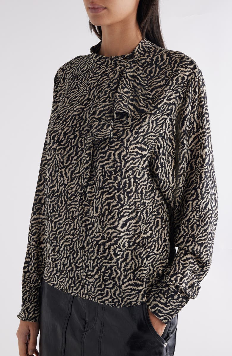Isabel Marant Étoile Vilda Abstract Print Top | Nordstromrack
