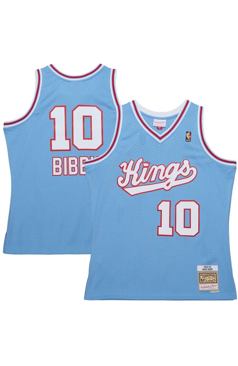 Mitchell & Ness Men's Mitchell & Ness Mike Bibby Light Blue Sacramento ...