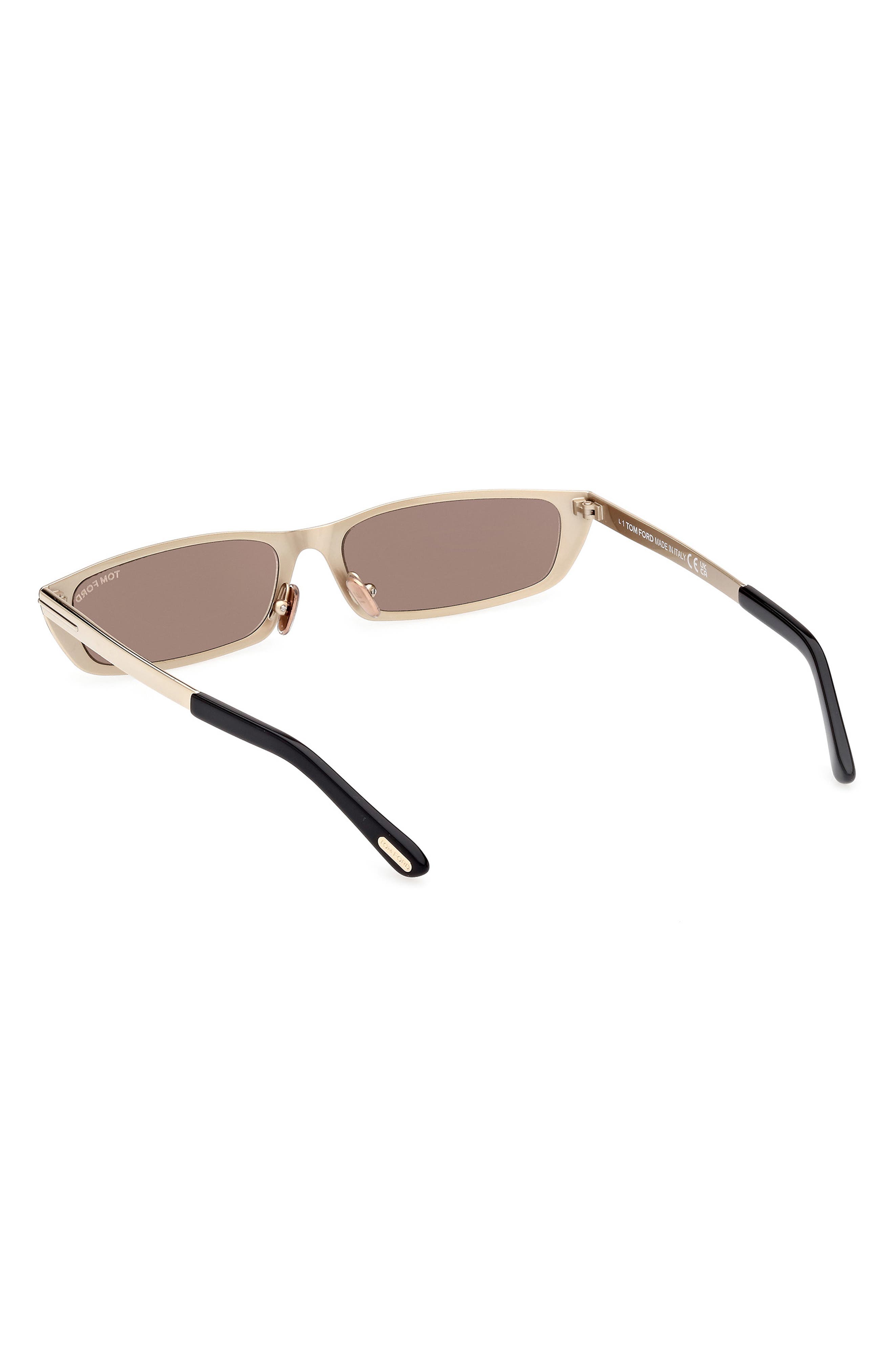 TOM FORD 59mm Mirror Rectangular Sunglasses | Nordstromrack