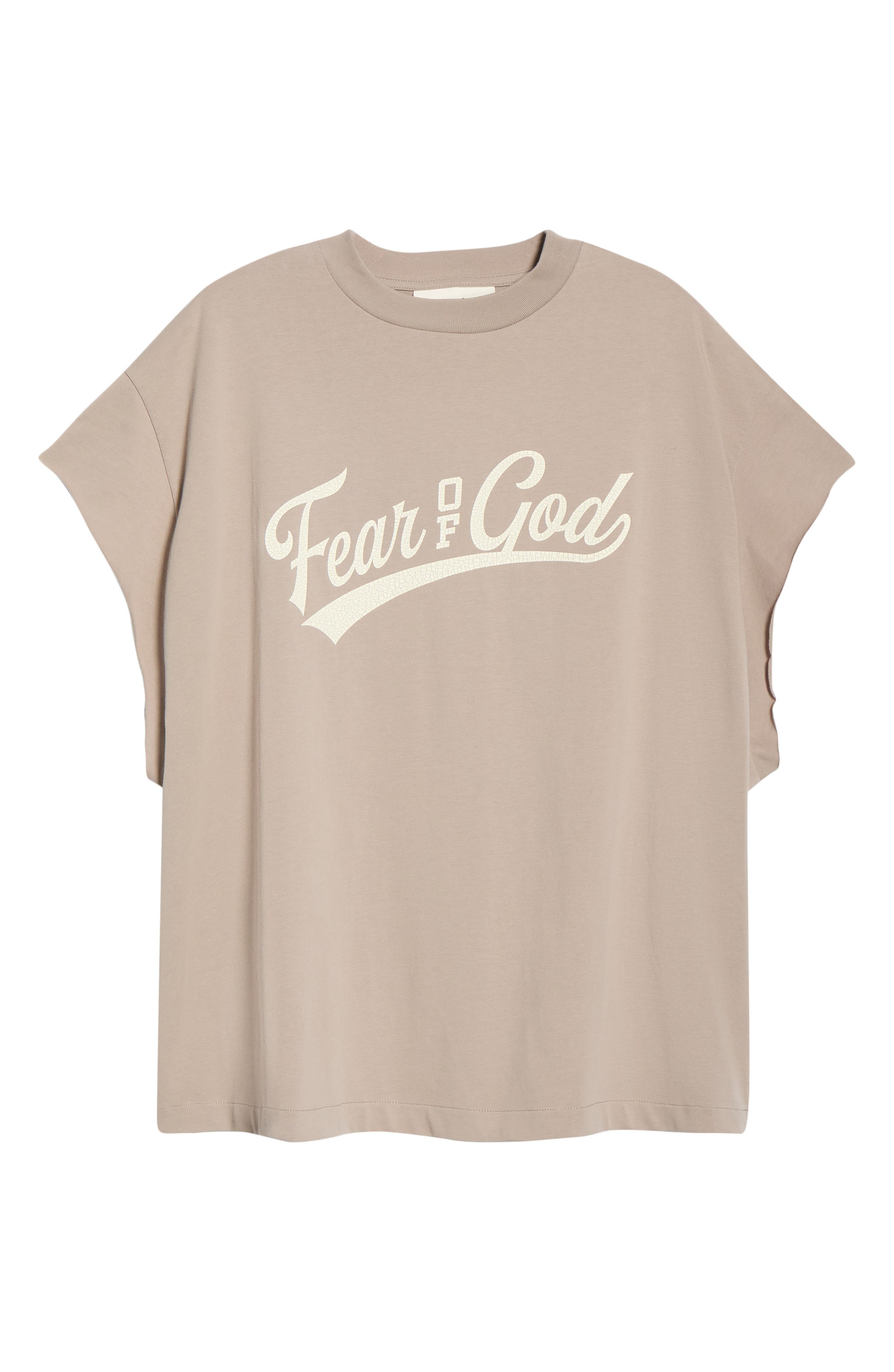 Fear of God Essentials '90's Logo Graphic Cut Off Cotton Tank | Nordstrom