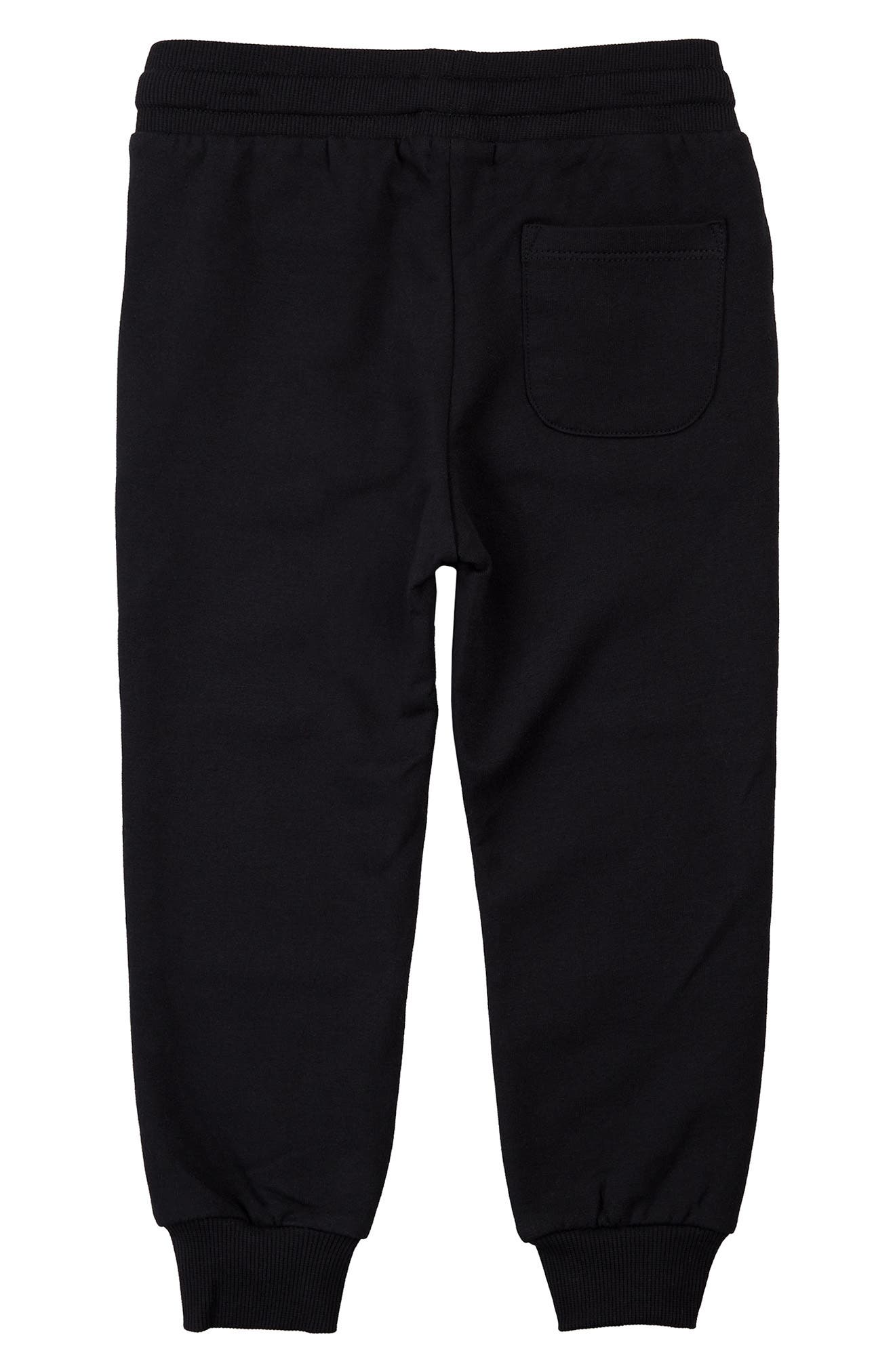 MILES THE LABEL Kids' Plaid Patch Stretch Cotton Joggers | Nordstromrack