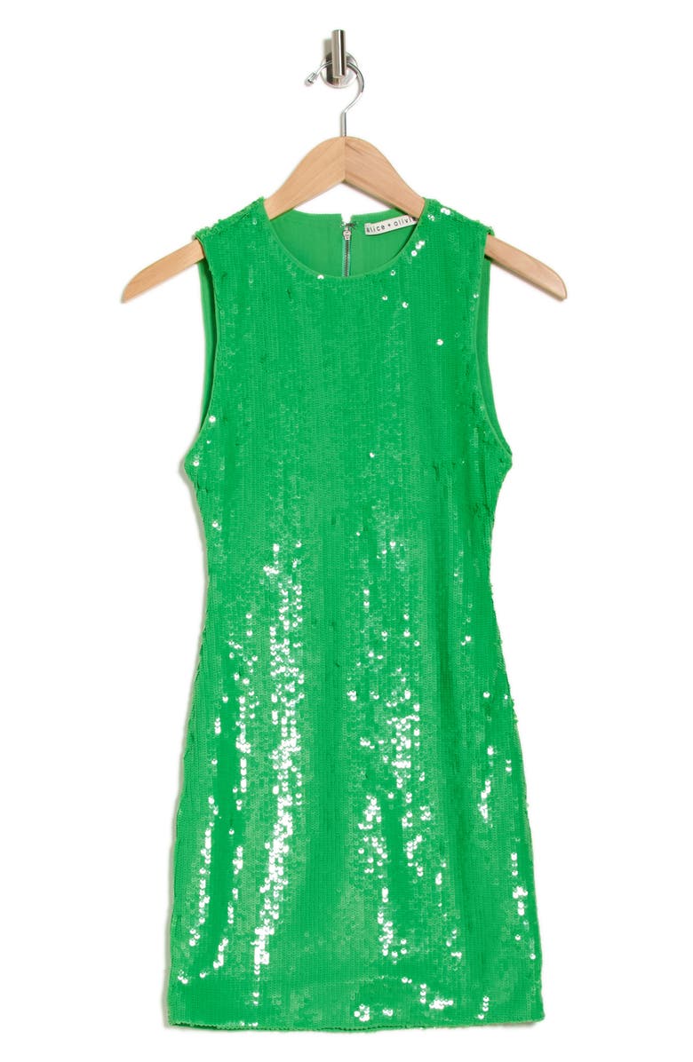 Alice + Olivia Delora Sleeveless Sequin Dress | Nordstromrack