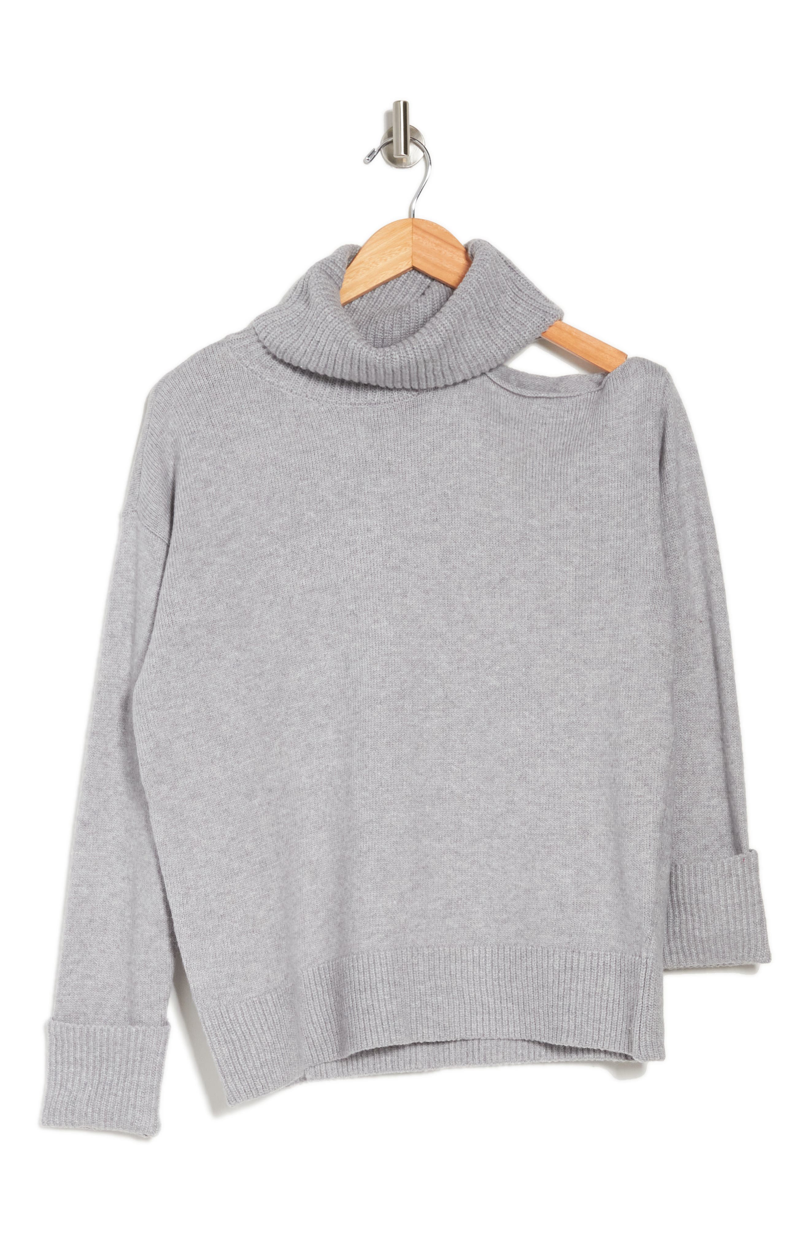 1.STATE Cutout Shoulder Turtleneck Sweater | Nordstrom