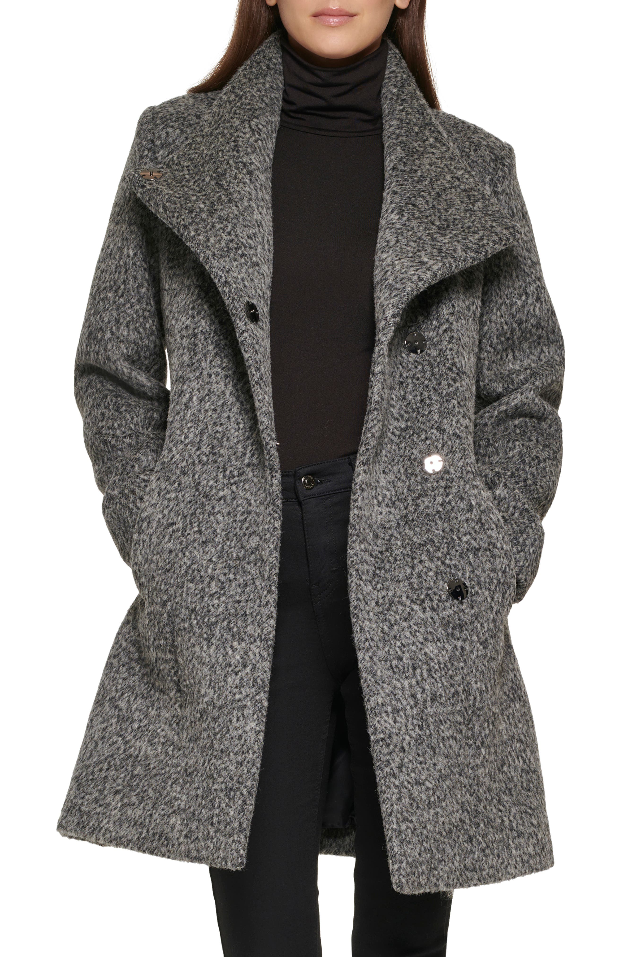 Kenneth Cole New York Asymmetrical Coat | Nordstromrack