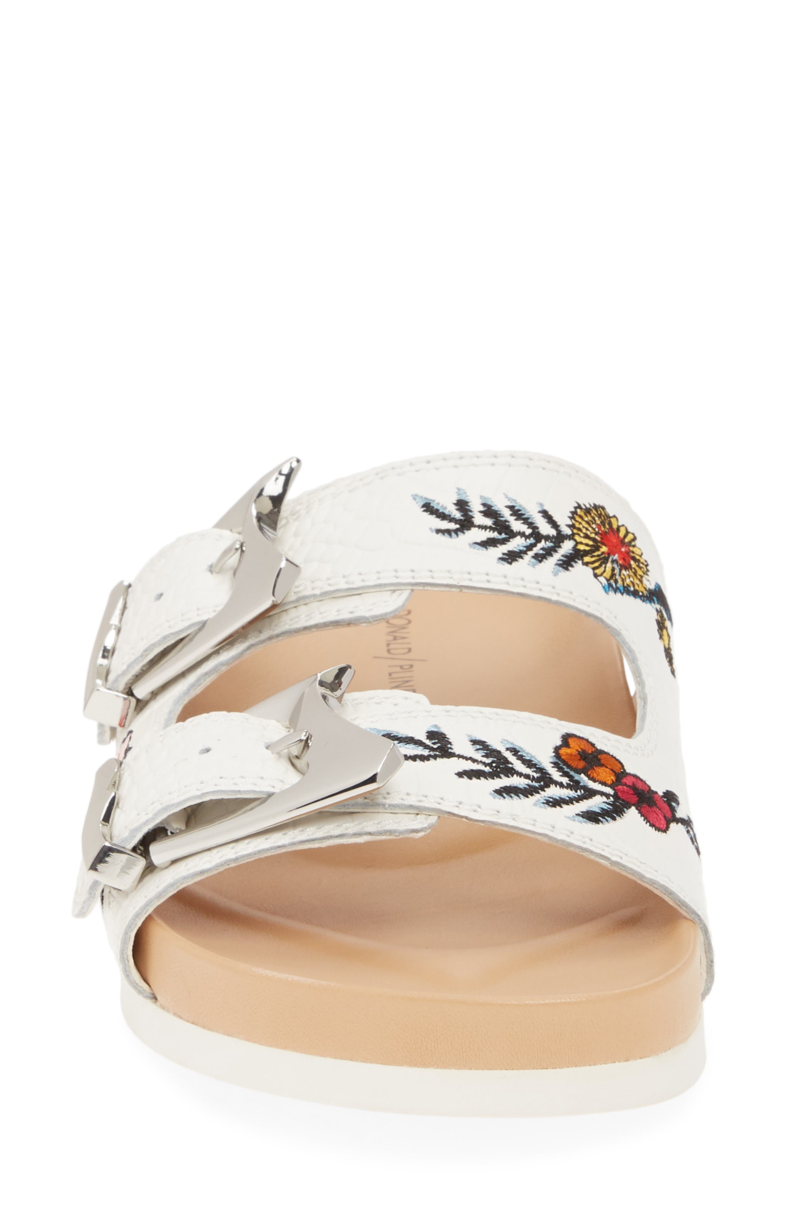 Donald Pliner Baylie Embroidered Slide Sandal (Women) | Nordstrom