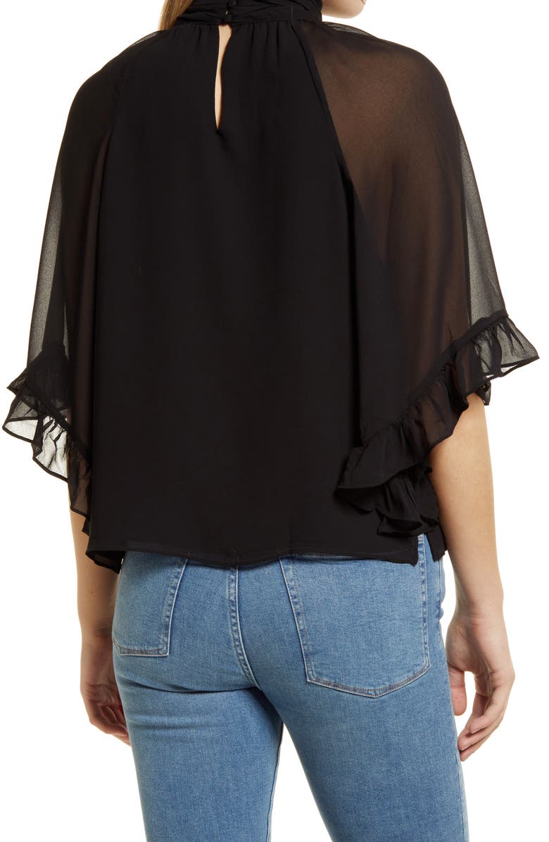 Vince Camuto Flutter Sleeve Blouse | Nordstromrack