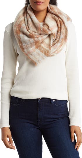 Vince Camuto Plaid Triangle Scarf | Nordstromrack