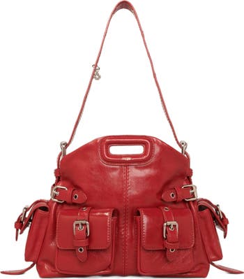 maje Miss M Mini cargo leather bag | Nordstrom