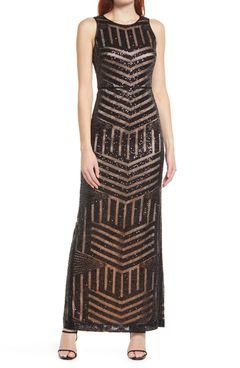 Vince Camuto Fitted Sleeveless Gown | Nordstromrack