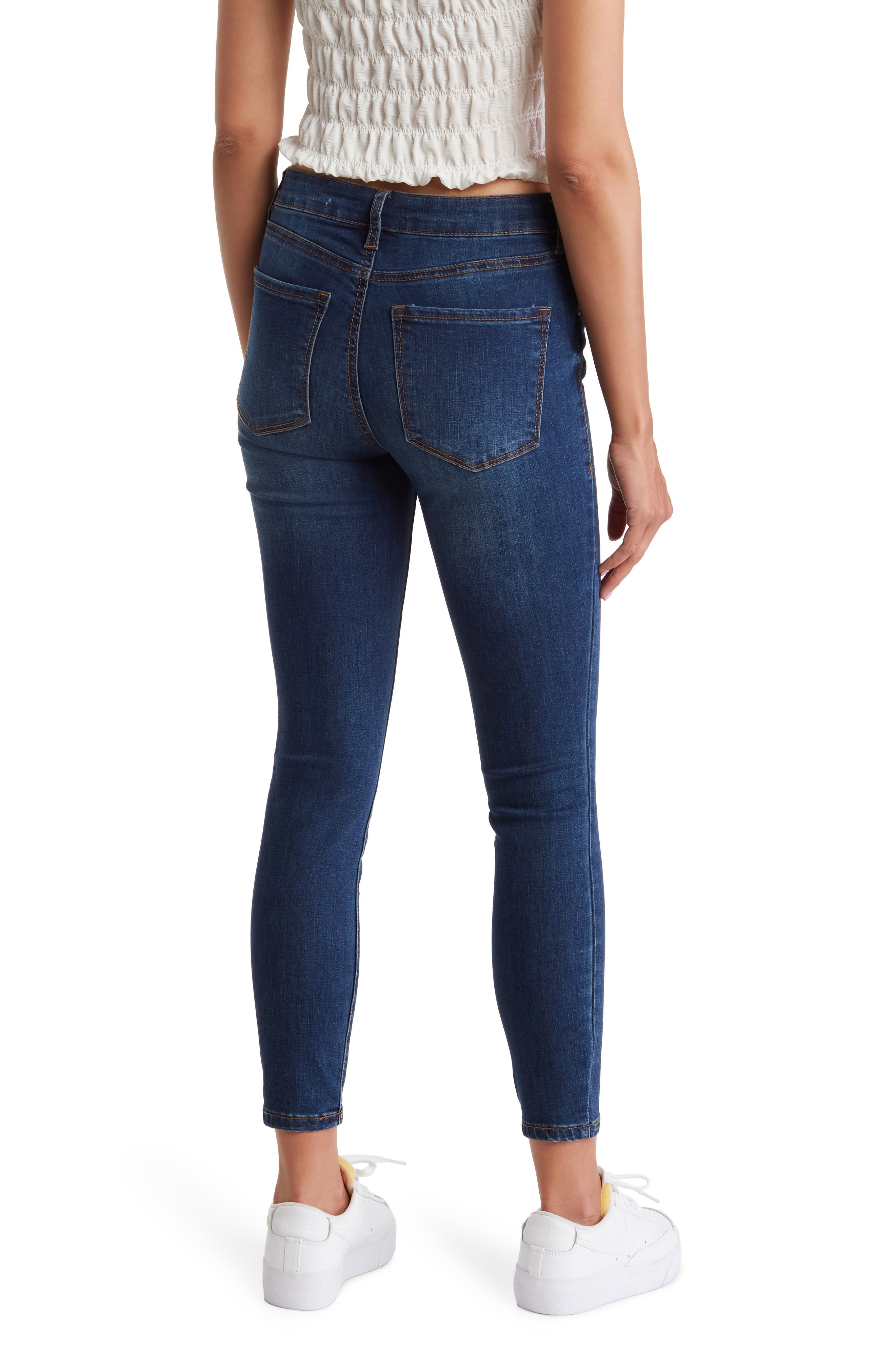 STS Blue Ellie High Rise Ankle Crop Skinny Jeans | Nordstromrack
