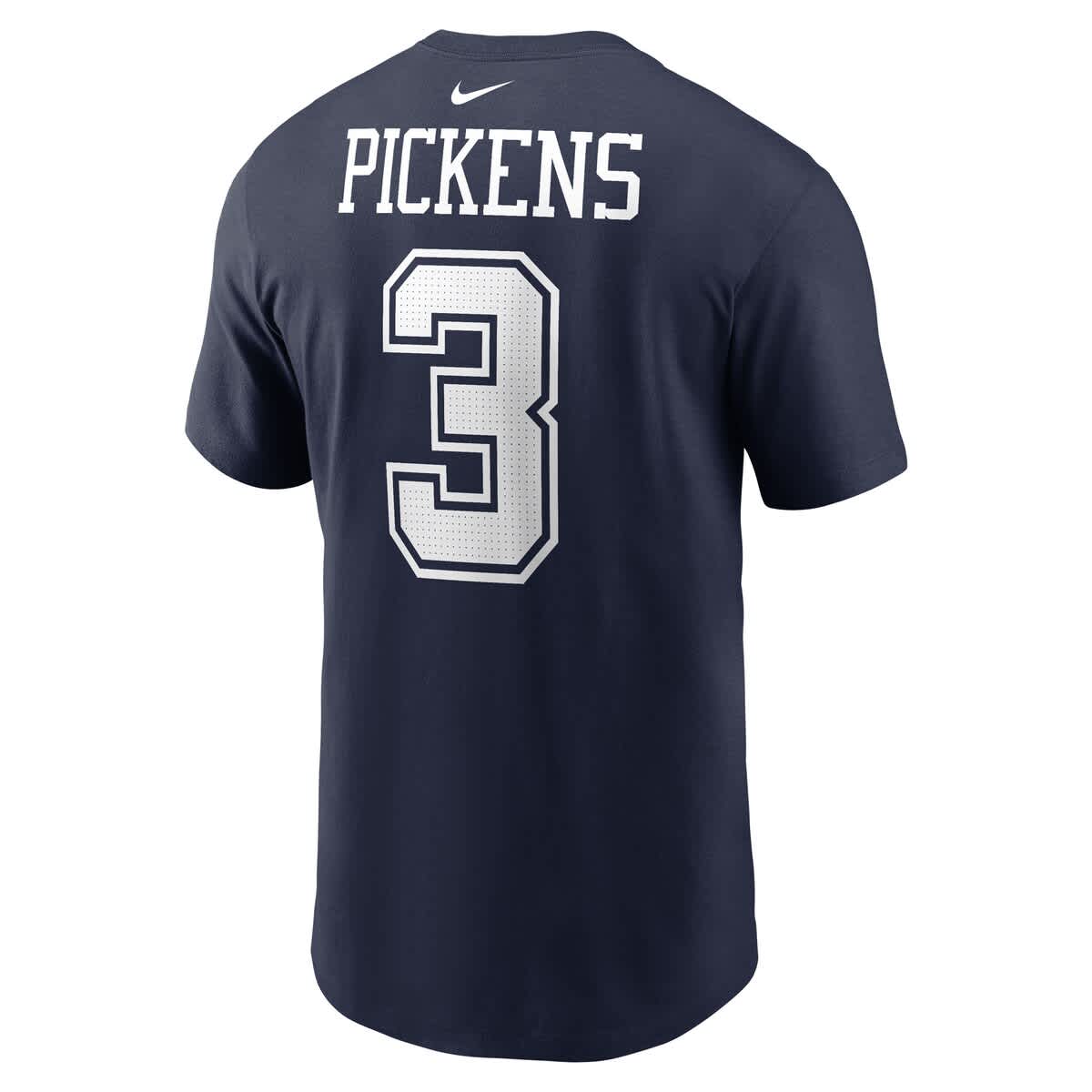 Nike Men's Nike George Pickens Navy Dallas Cowboys Name & Number T ...