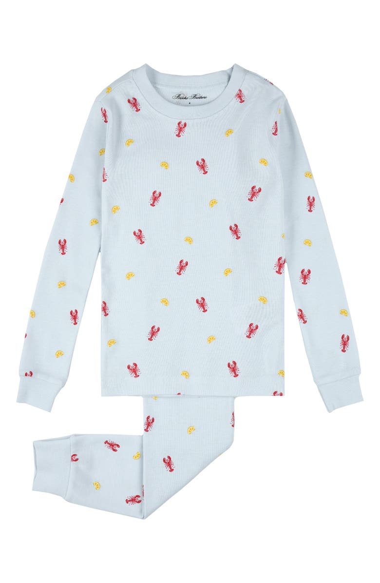 Brooks Brothers Kids' Lobster Print Cotton Pajamas | Nordstromrack