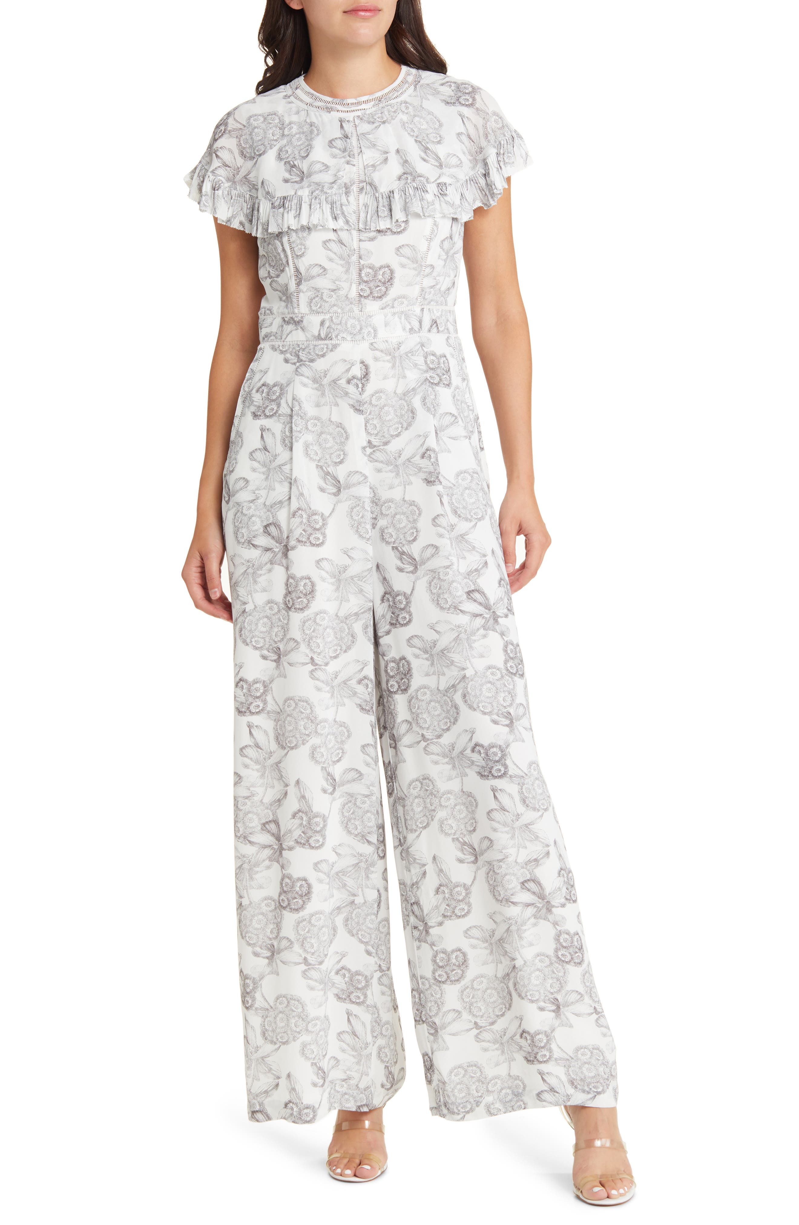 Marlih Floral Wide Leg Jumpsuit (Women) | Nordstromrack
