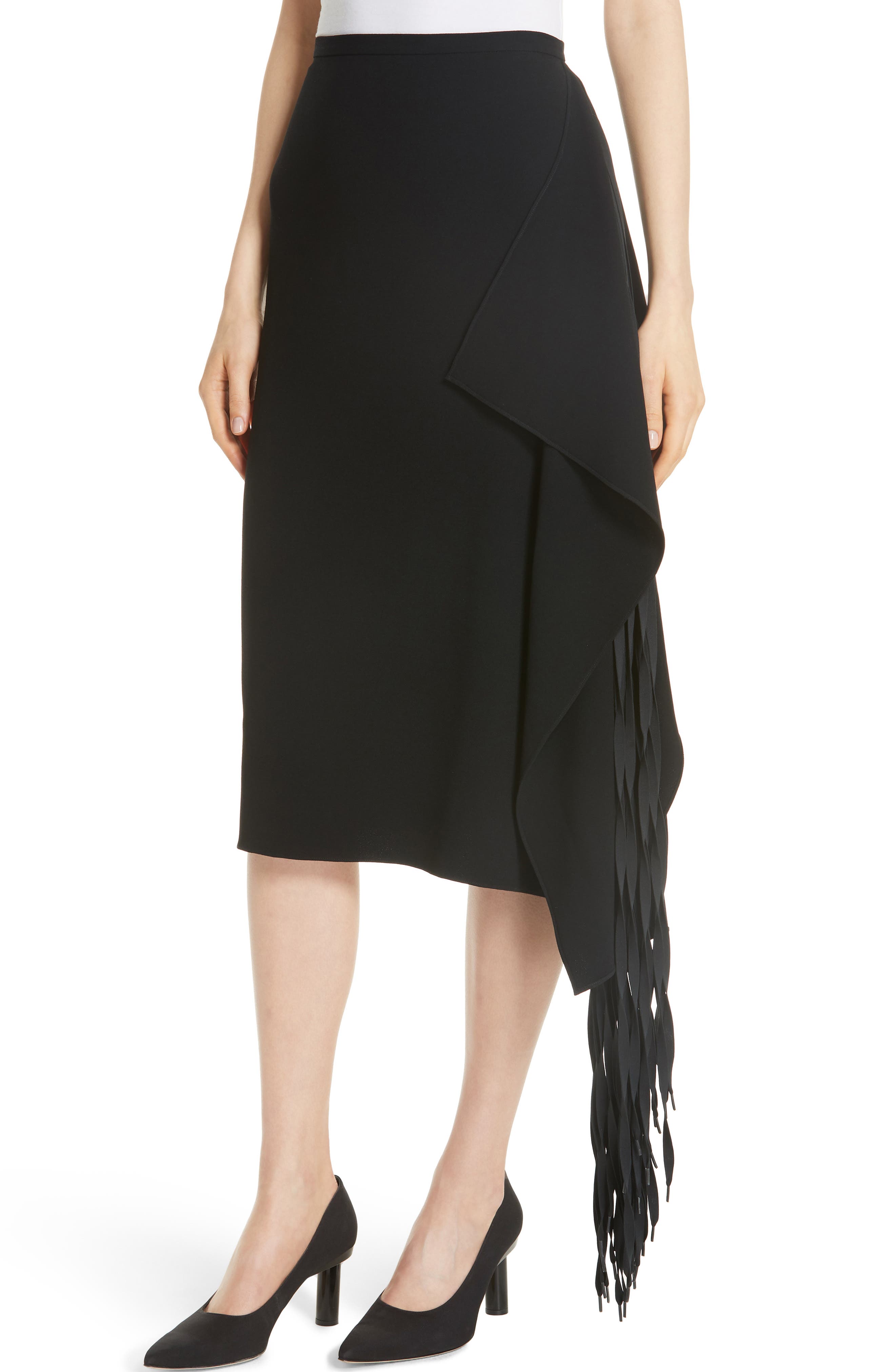 Tibi Shoelace Fringe Skirt | Nordstromrack