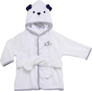 Little Me Puppy Cotton Terry Hooded Bath Robe | Nordstromrack