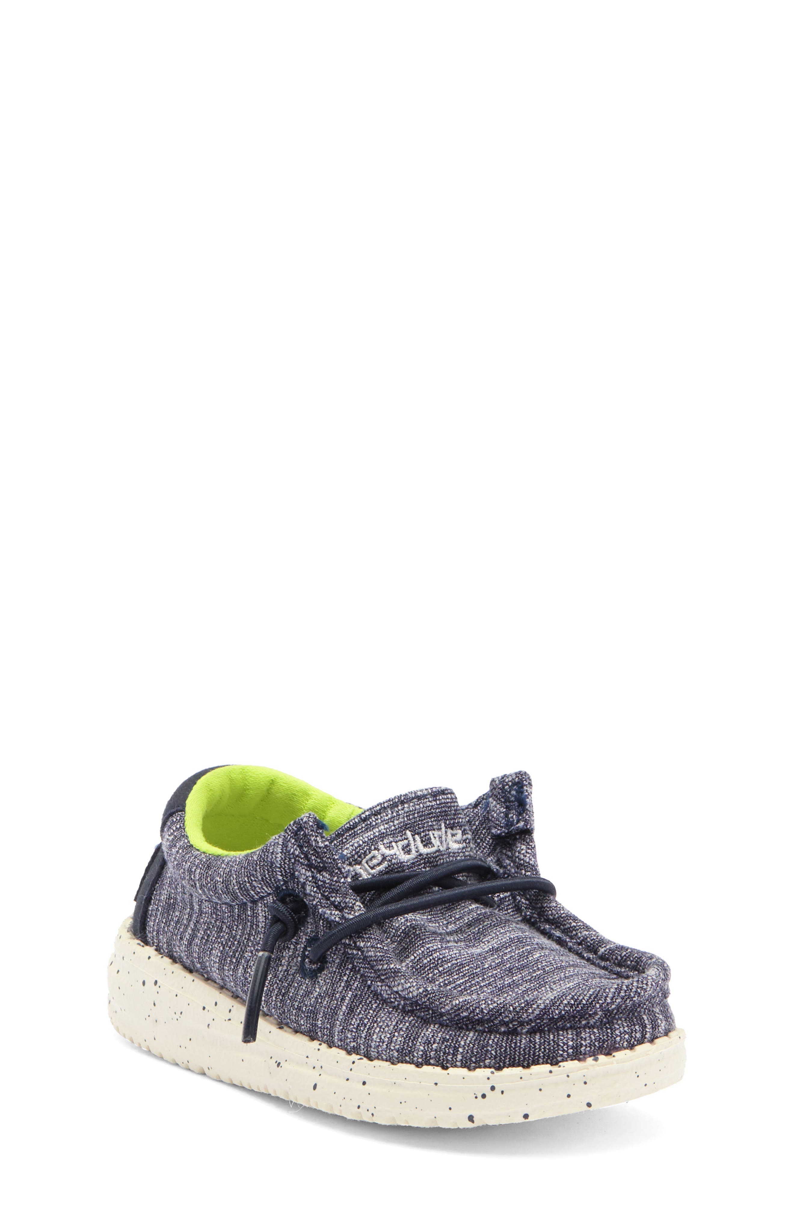 Hey Dude Kids' Wally Stretch Moc Toe Sneaker | Nordstromrack