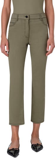 Akris punto Maru Tapered Leg Ankle Jeans | Nordstrom