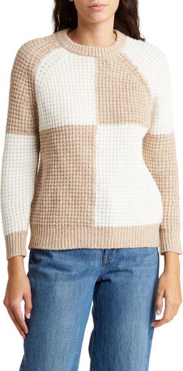 T Tahari Checker Pullover Sweater | Nordstromrack