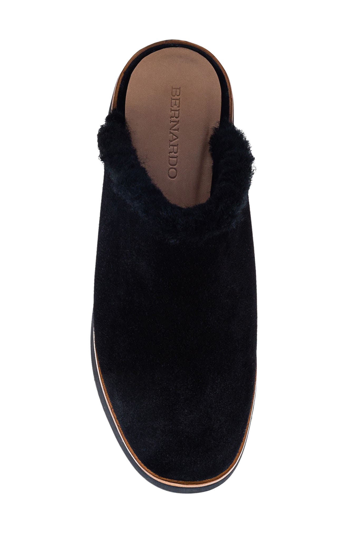 Bernardo Footwear Phoebe Genuine Shearling Platform Clog (Women ...