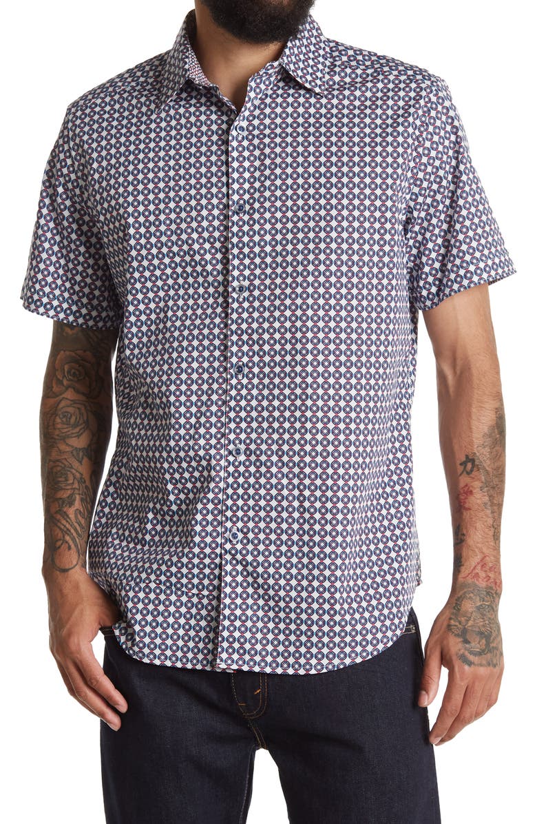 Robert Graham Allenspark Short Sleeve Classic Fit Shirt | Nordstromrack