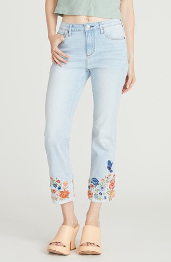 Driftwood Colette Crop Straight Leg Jeans | Nordstromrack