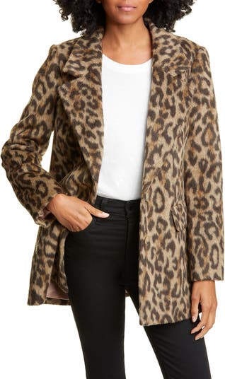 Rebecca Taylor Leopard Print Coat | Nordstromrack