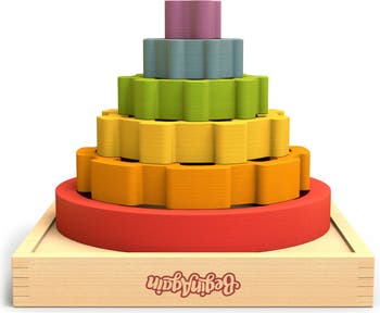 BeginAgain Toys Gear Stacker Wood Puzzle | Nordstrom