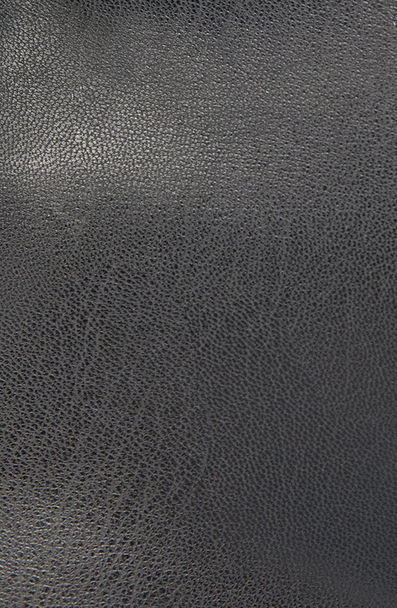 MOTHER The Insider Flood Faux Leather Pants | Nordstromrack
