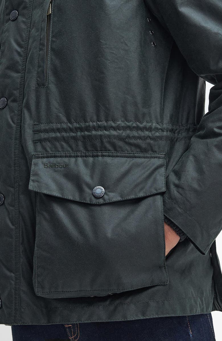 Barbour Falstone Waxed Cotton Utility Jacket | Nordstrom