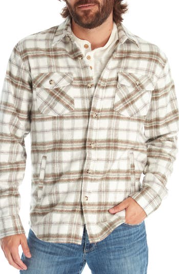 PX Heavy Plaid Flannel Layering Shirt | Nordstromrack