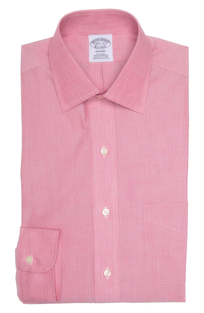 Brooks Brothers Solid Non-Iron Regent Fit Dress Shirt | Nordstromrack