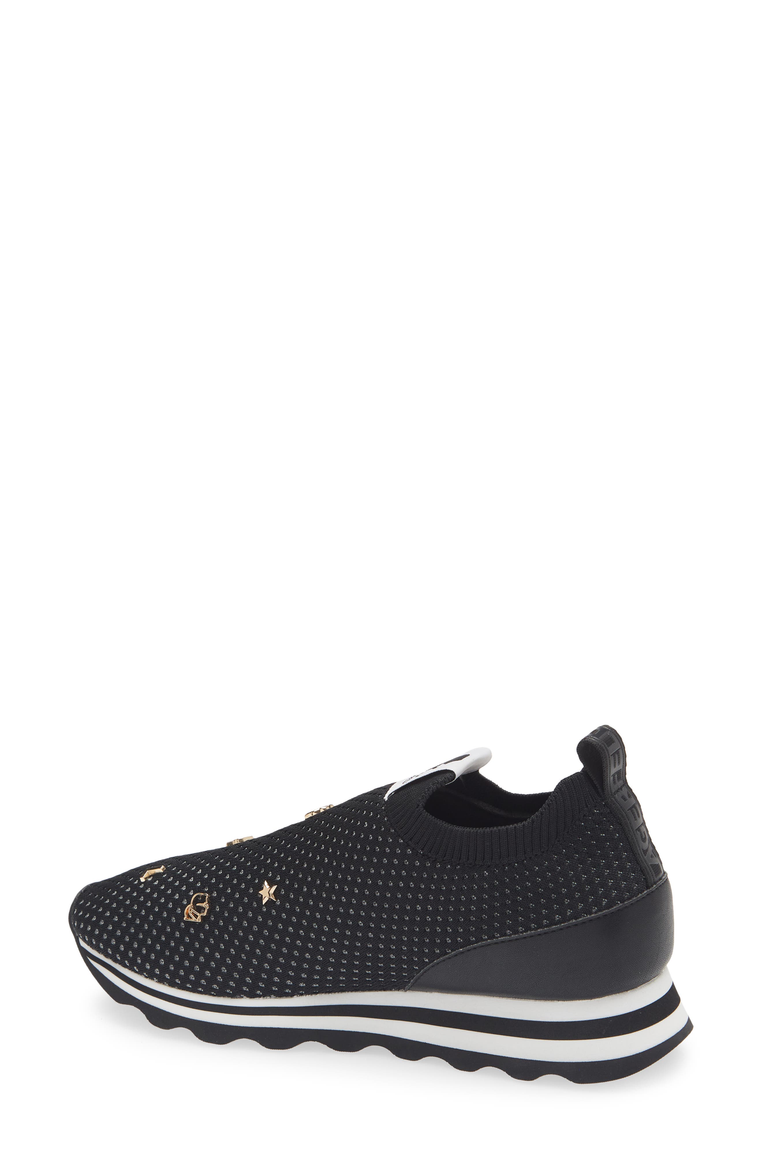 KARL LAGERFELD PARIS Marje Embellished Knit Sneaker (Women) | Nordstromrack