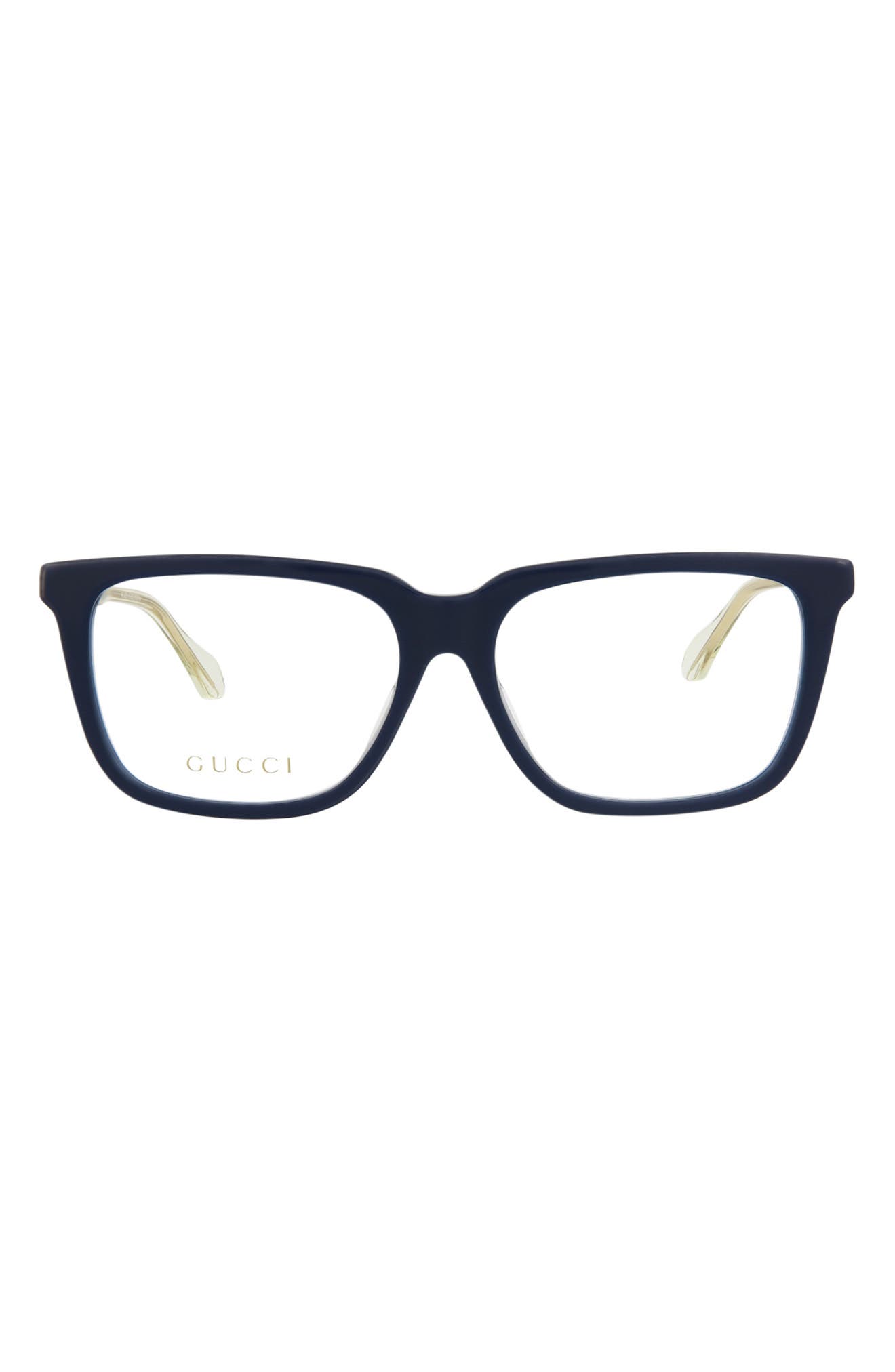 Gucci Core 55mm Square Optical Glasses | Nordstromrack