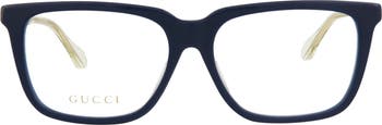 Gucci Core 55mm Square Optical Glasses | Nordstromrack