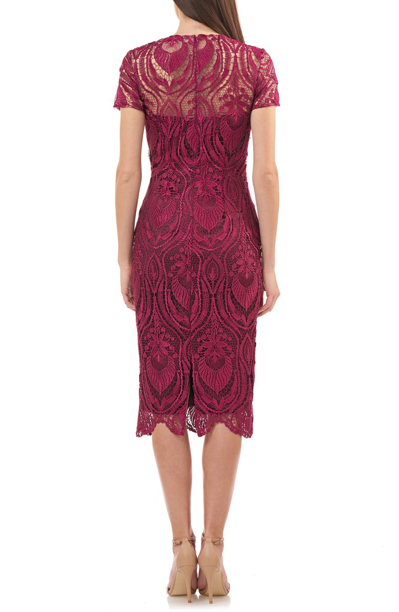 JS Collections Embroidered Lace Cocktail Dress | Nordstromrack