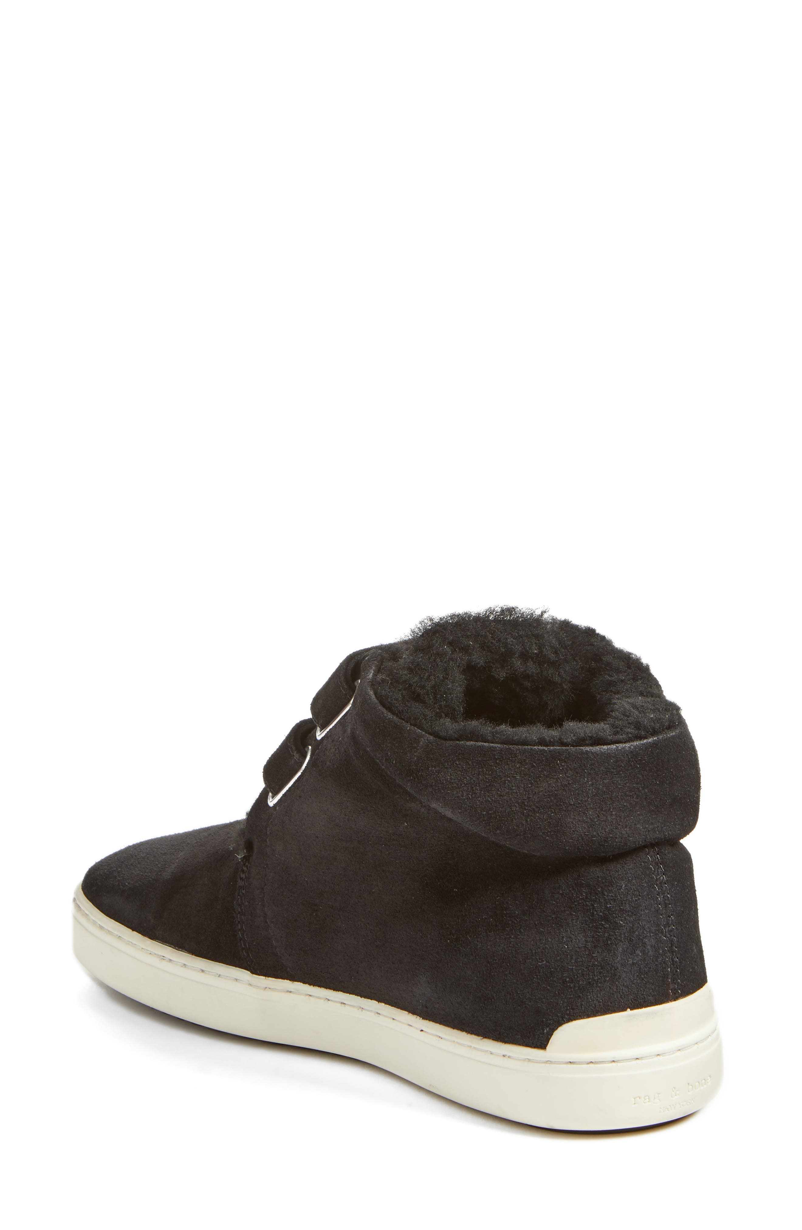 rag & bone Kent Genuine Shearling Lined Sneaker (Women) | Nordstrom