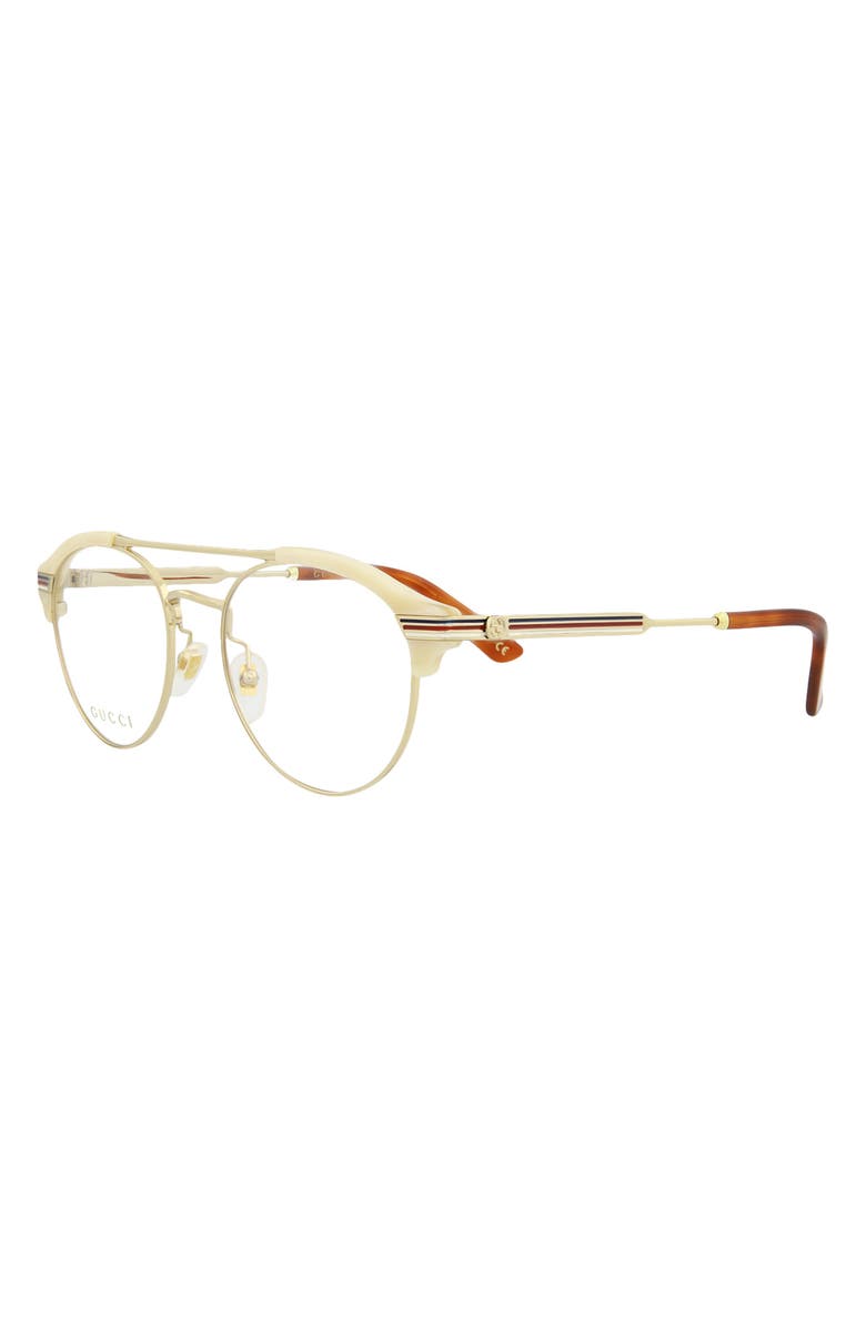 Gucci 51mm Round Optical Glasses | Nordstromrack