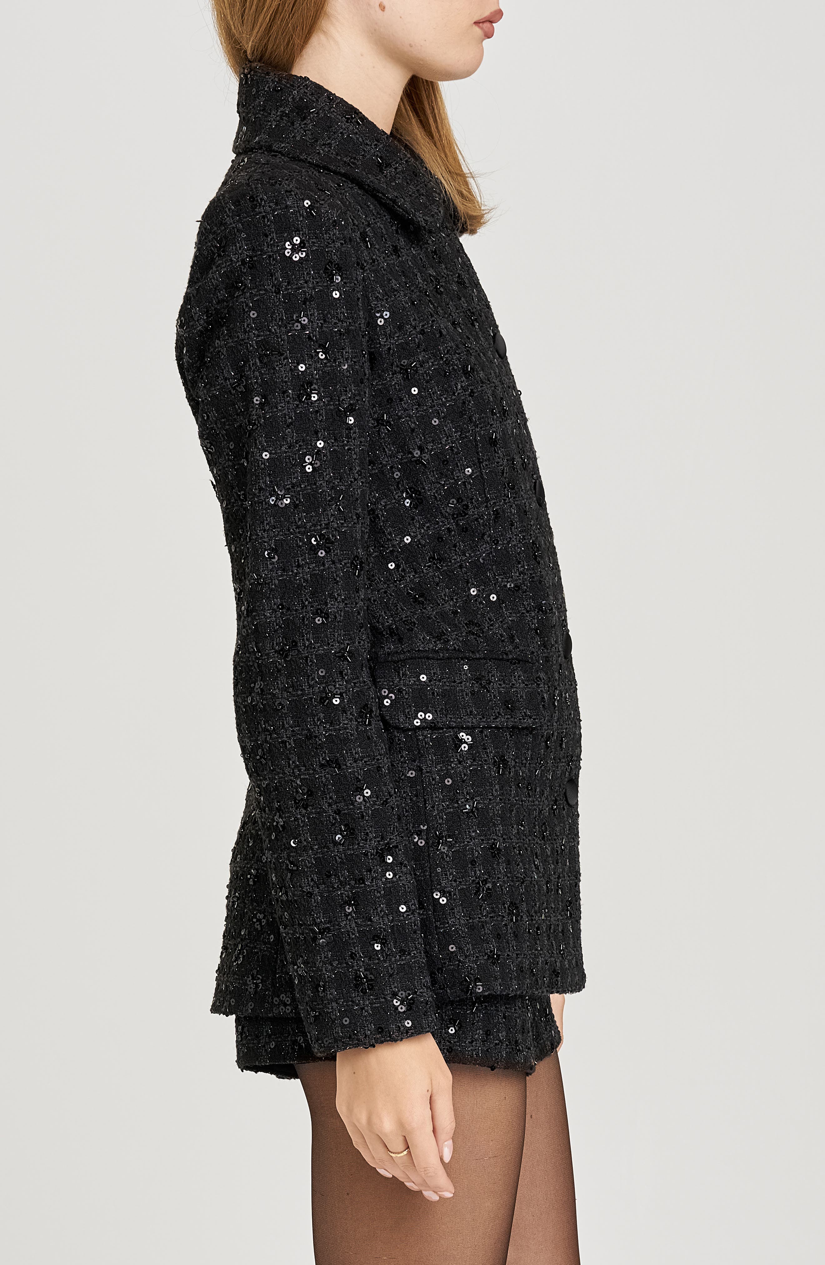 WAYF x Sara Walker Andie Sequin Tweed Jacket | Nordstrom