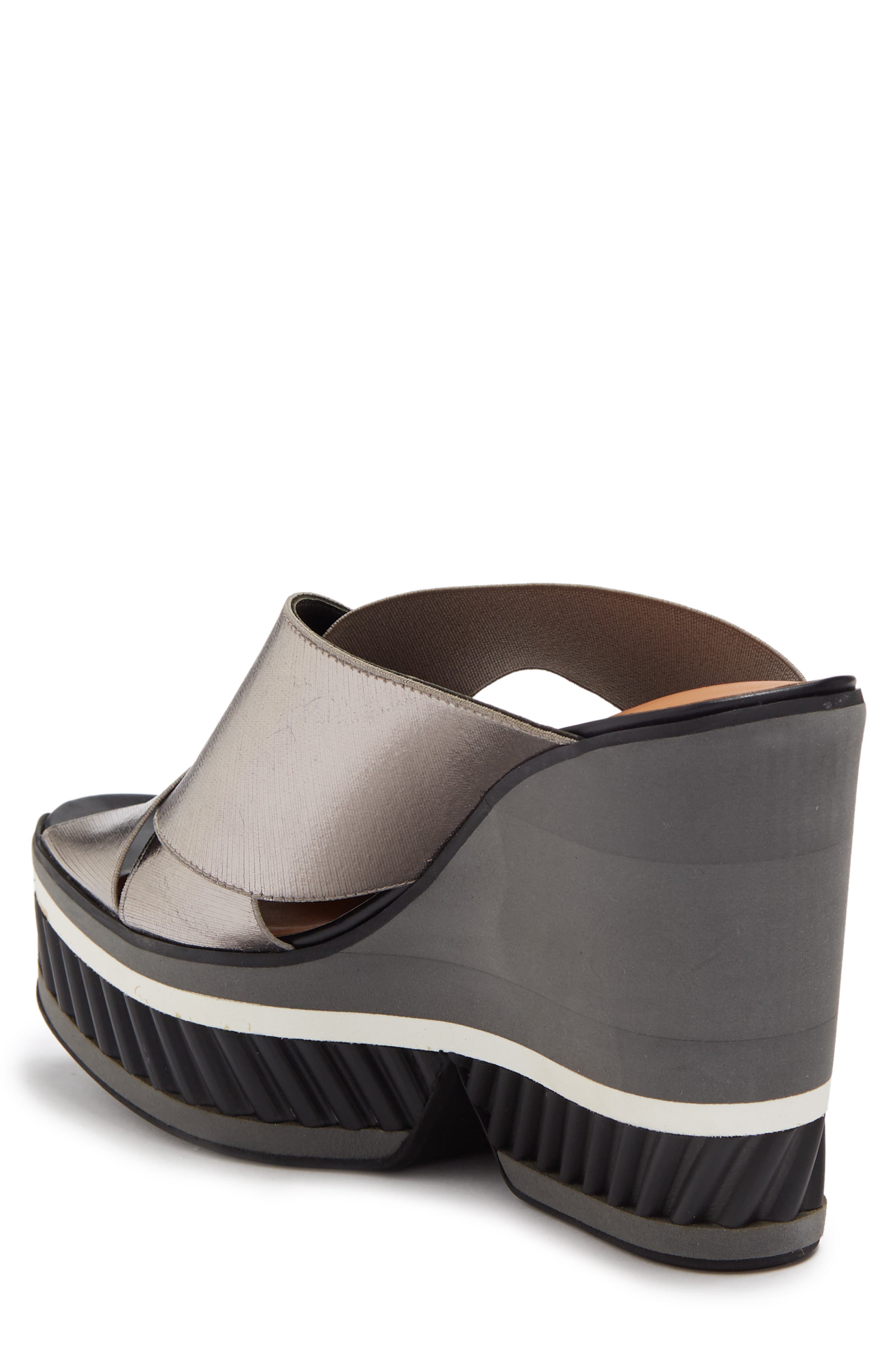 Robert Clergerie Drystan Metallic Wedge Sandal | Nordstromrack