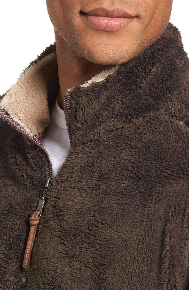 True Grit Pebble Pile Faux Fur Half Zip Pullover | Nordstromrack