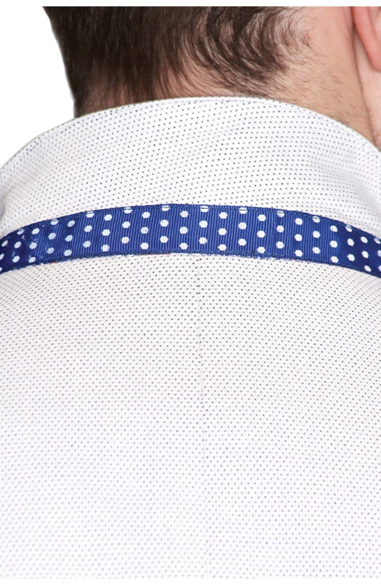 TailorByrd White Pin Dot Two Button Notch Lapel Modern Fit Sport Coat ...