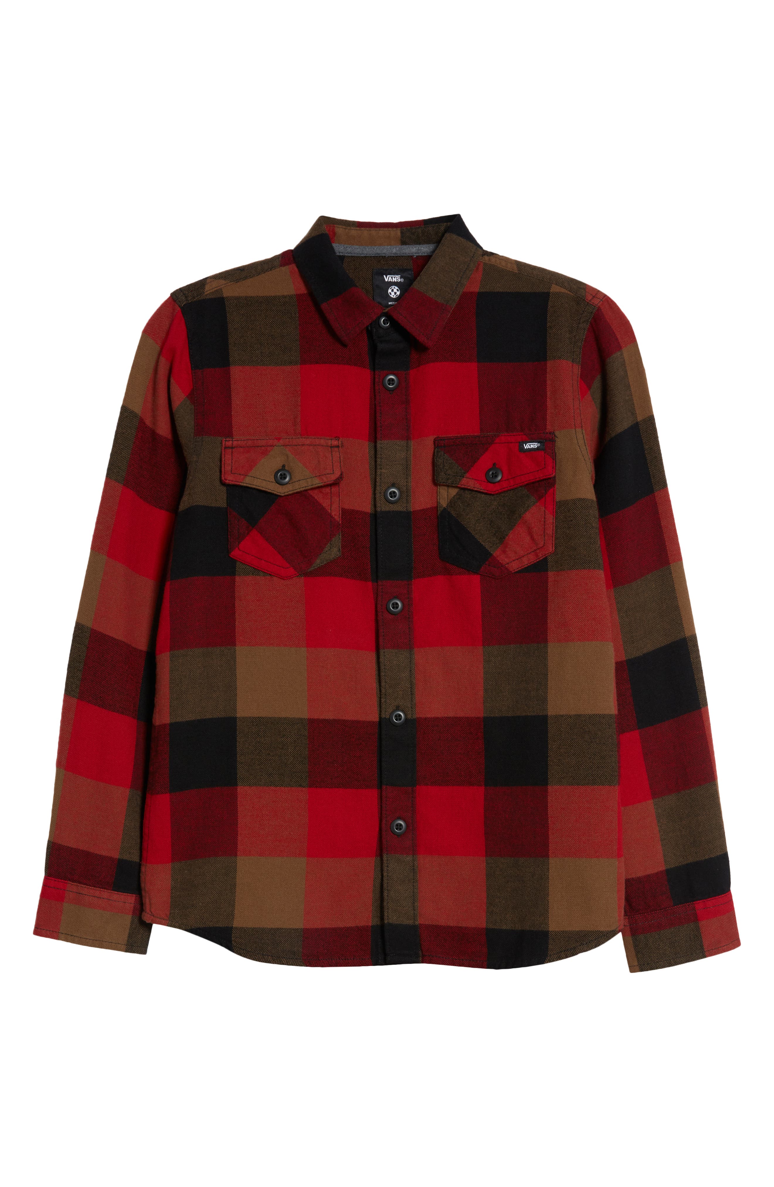 Vans Kids' B Box Flannel Button-Up Shirt | Nordstromrack